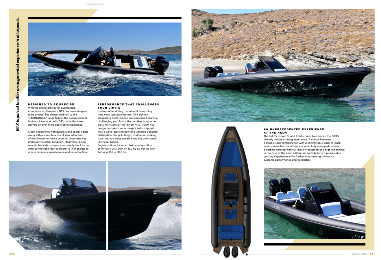 TECHNOHULL GTX WORLD DEBUT: TAKING CRUISING INTO A NEW DIMENSION ...