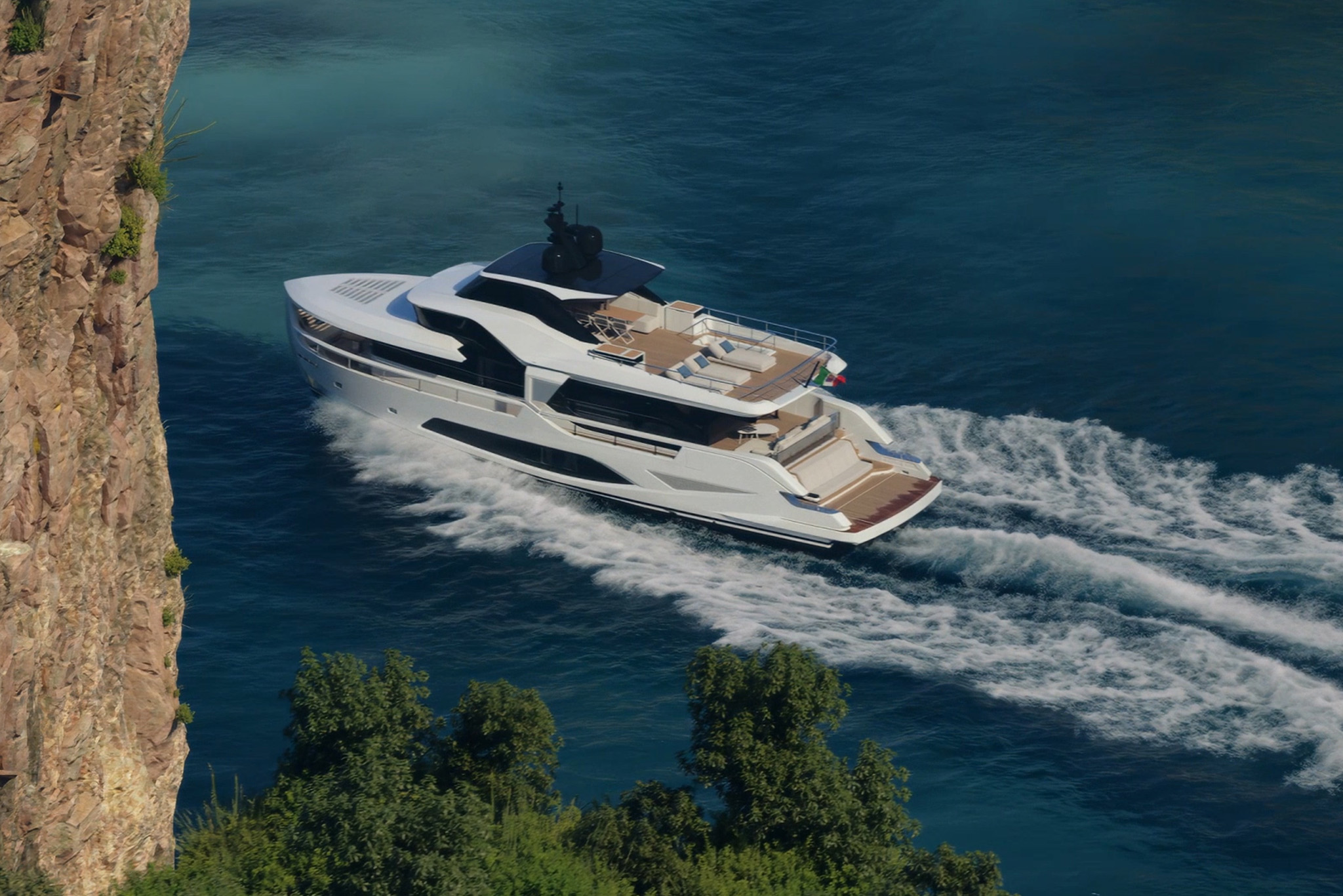 INFYNITO 80 launched by Ferretti Yachts – MennYacht – Your Yachting Partner